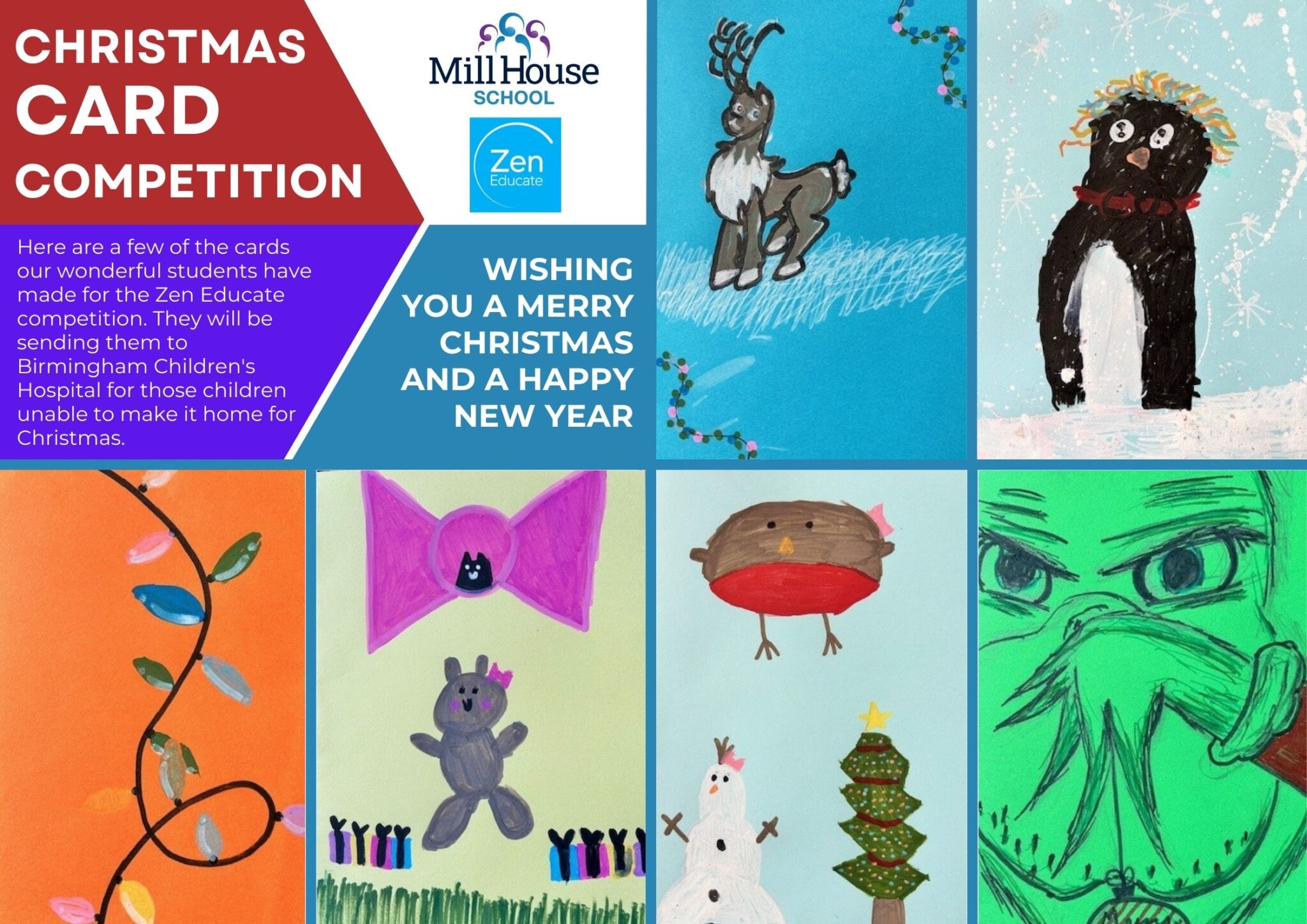 Christmas Card Competition - Mill House School