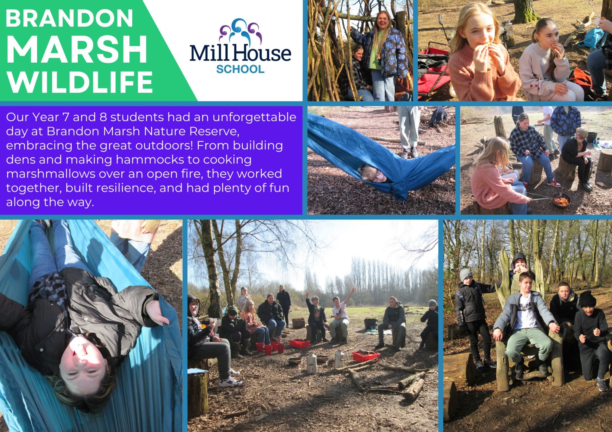 Adventure Day at Brandon Marsh! - Mill House School