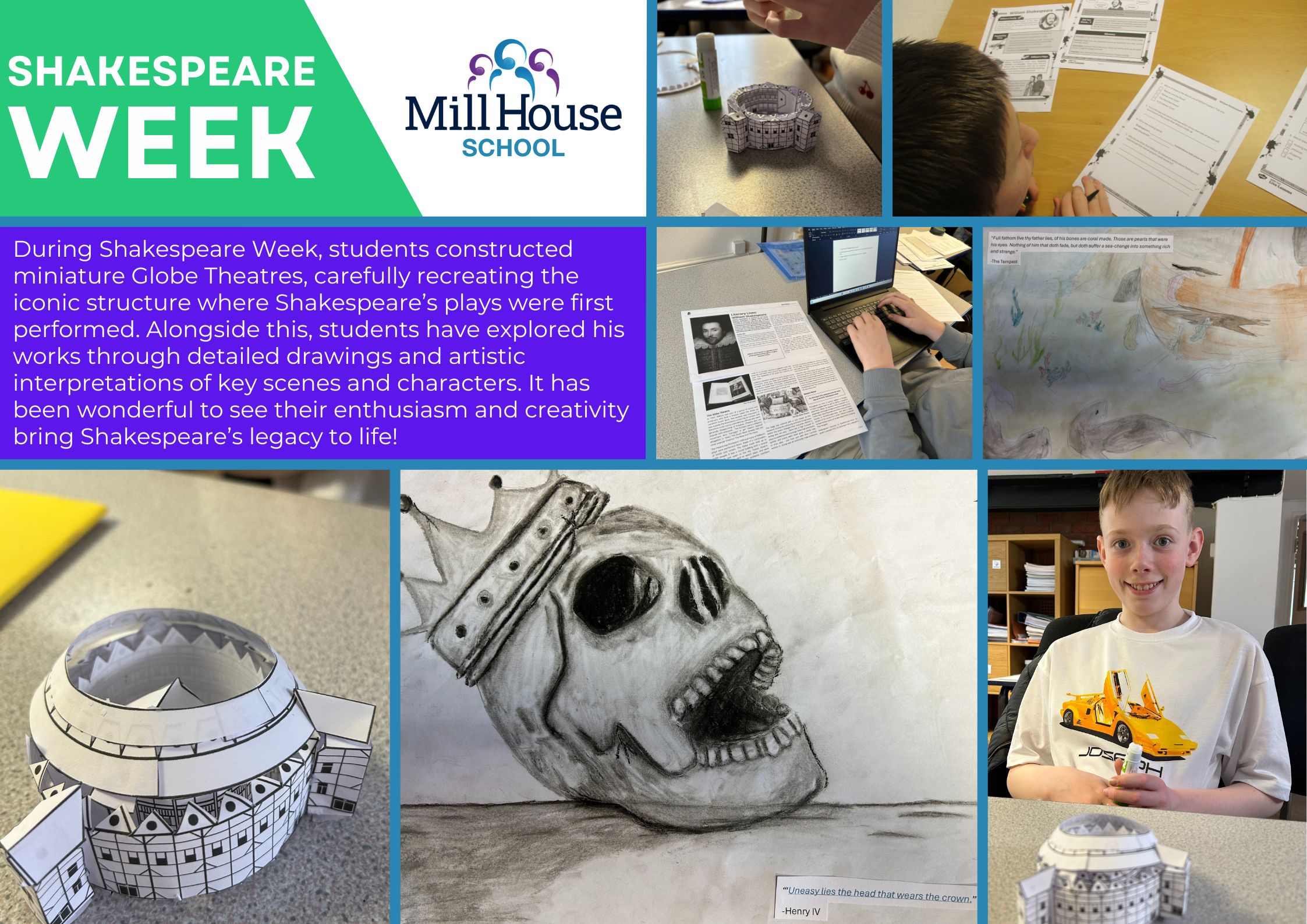Shakespeare Week: Bringing the Bard to Life! - Mill House School