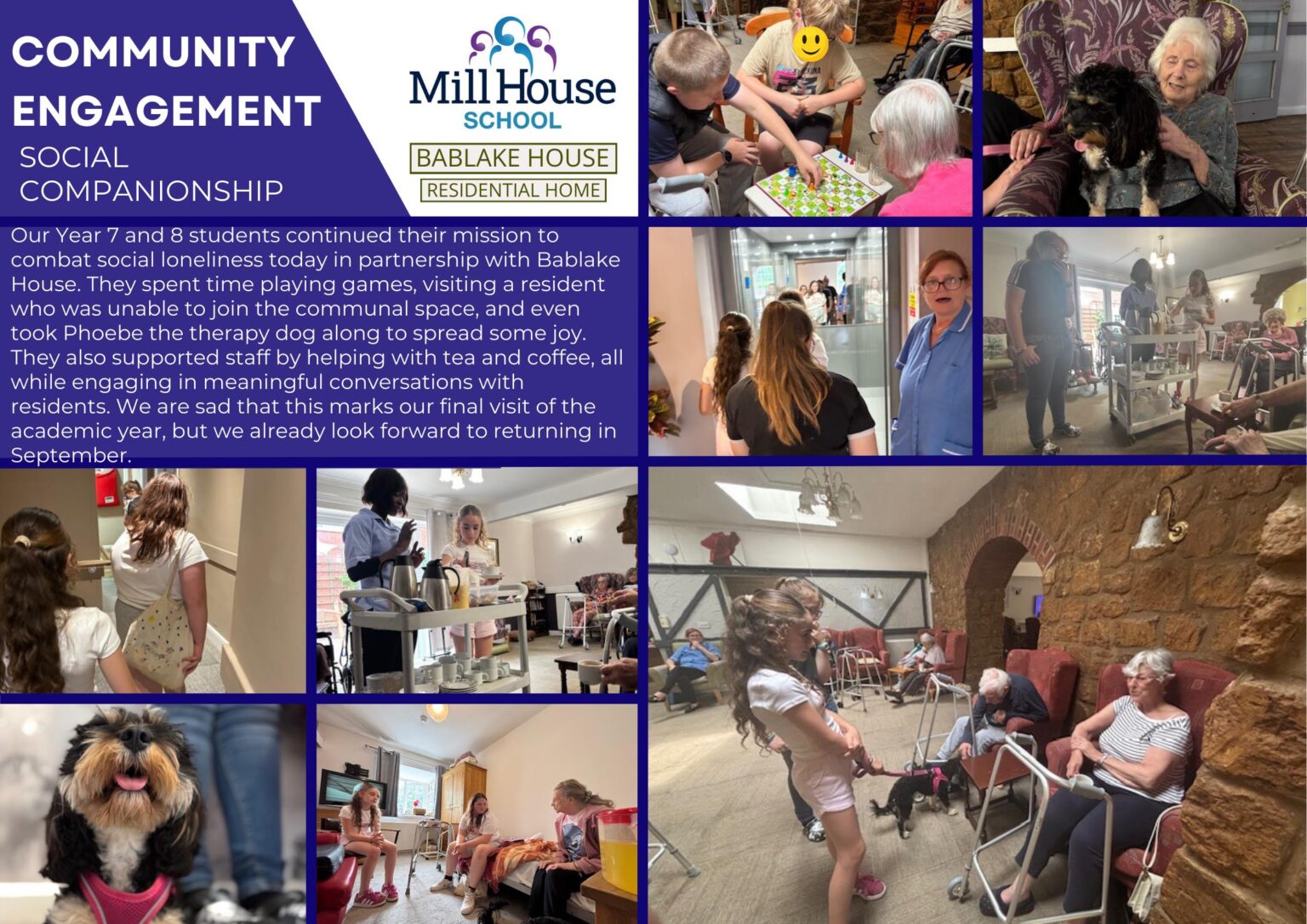 Year 7 and 8 Students Bring Joy to Bablake House – Final Visit of the ...