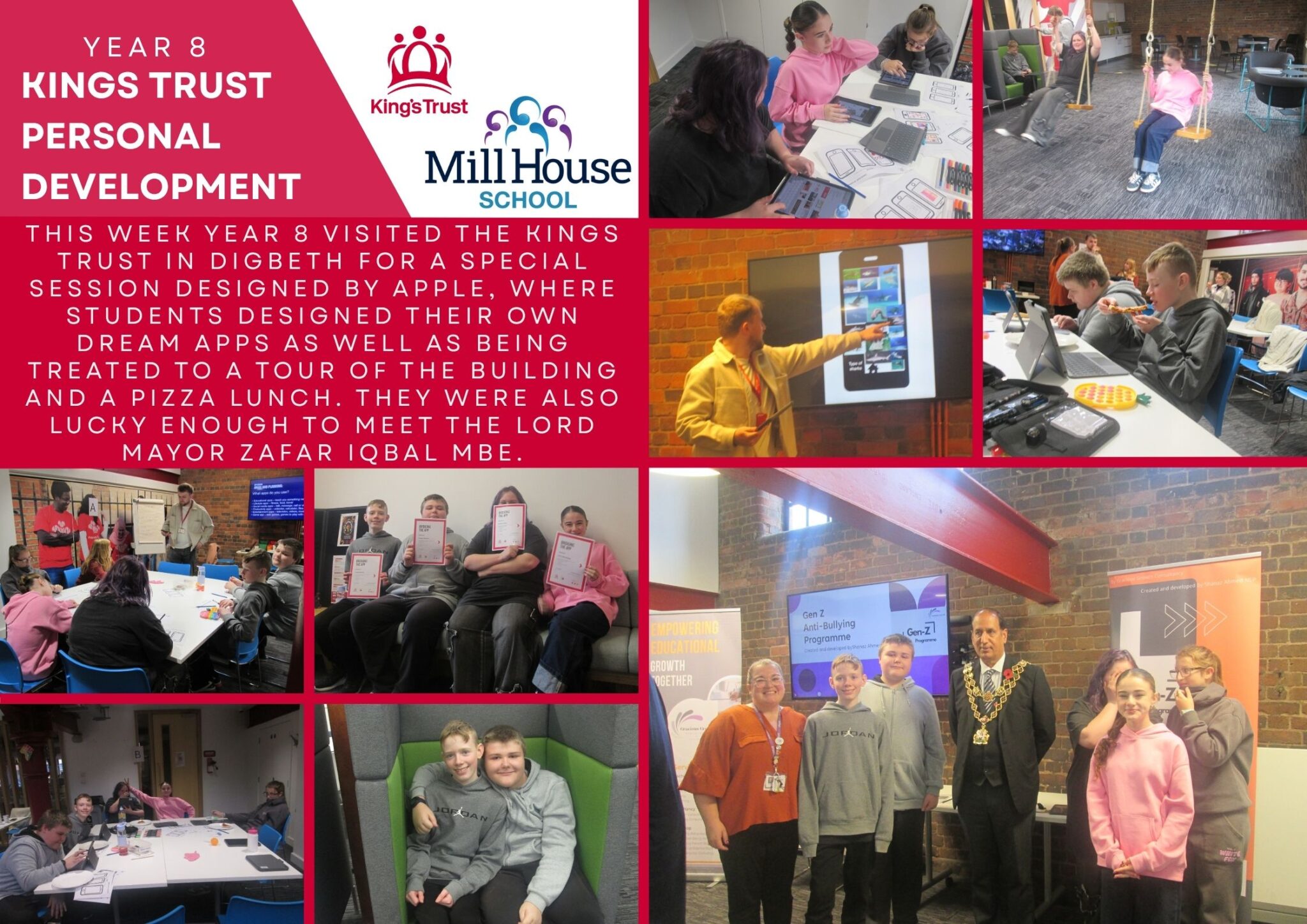 Year 8 Visit The King’s Trust for a Creative Day with Apple - Mill ...